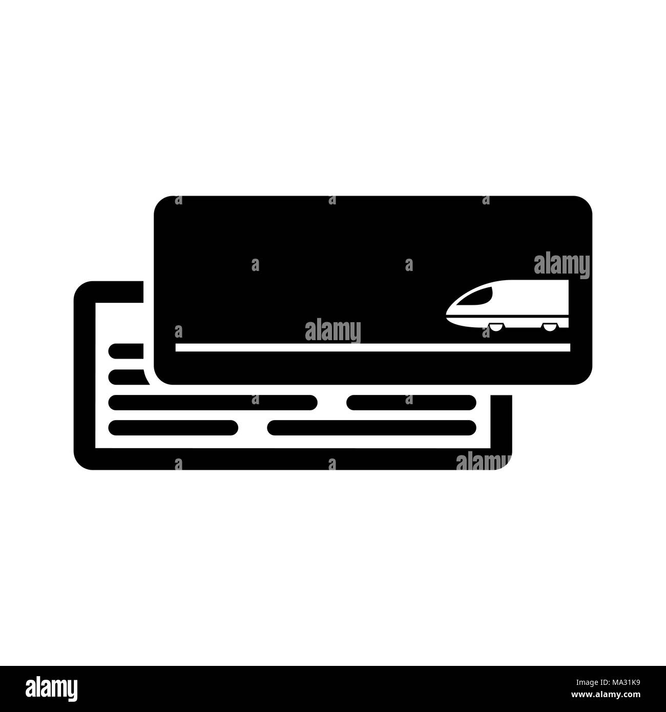 Train ticket Black and White Stock Photos & Images - Alamy