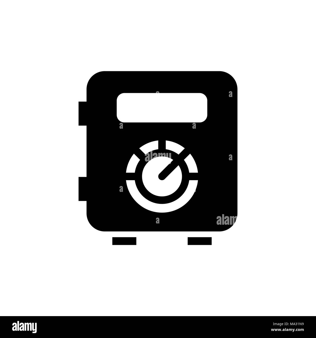 Safe icon simple flat style illustration Stock Vector Image & Art - Alamy