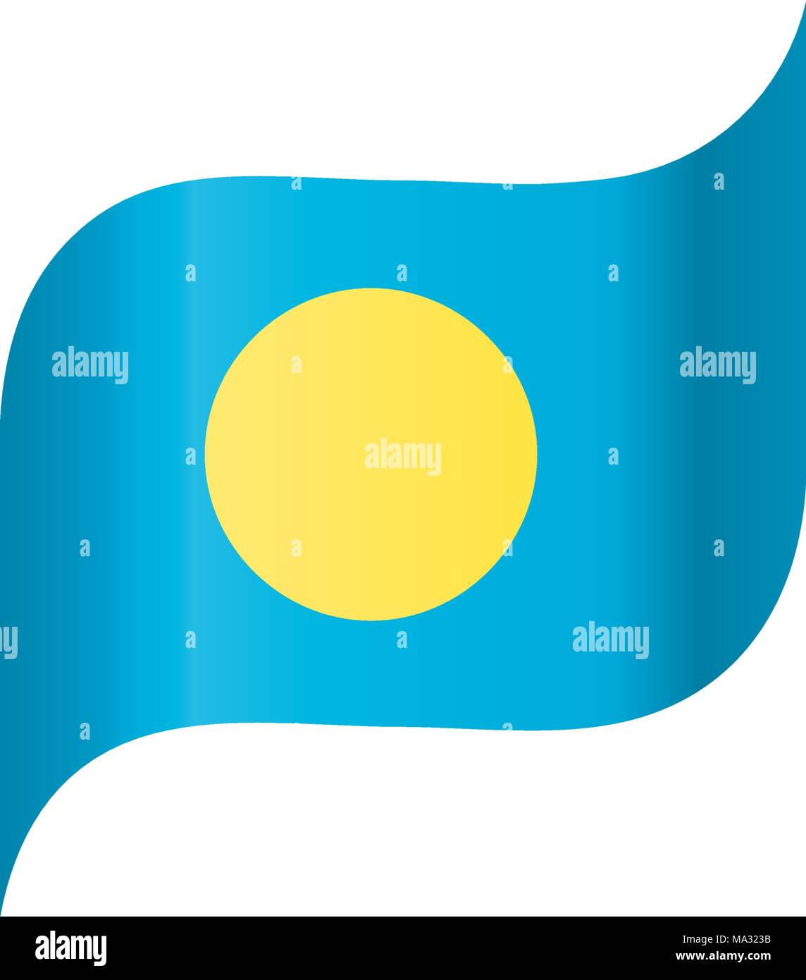 Palau flag, vector illustration Stock Vector Image & Art - Alamy