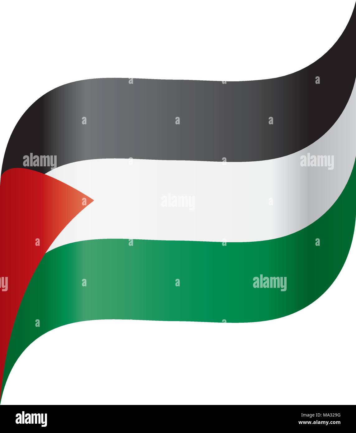 Palestine flag, vector illustration Stock Vector Image & Art - Alamy
