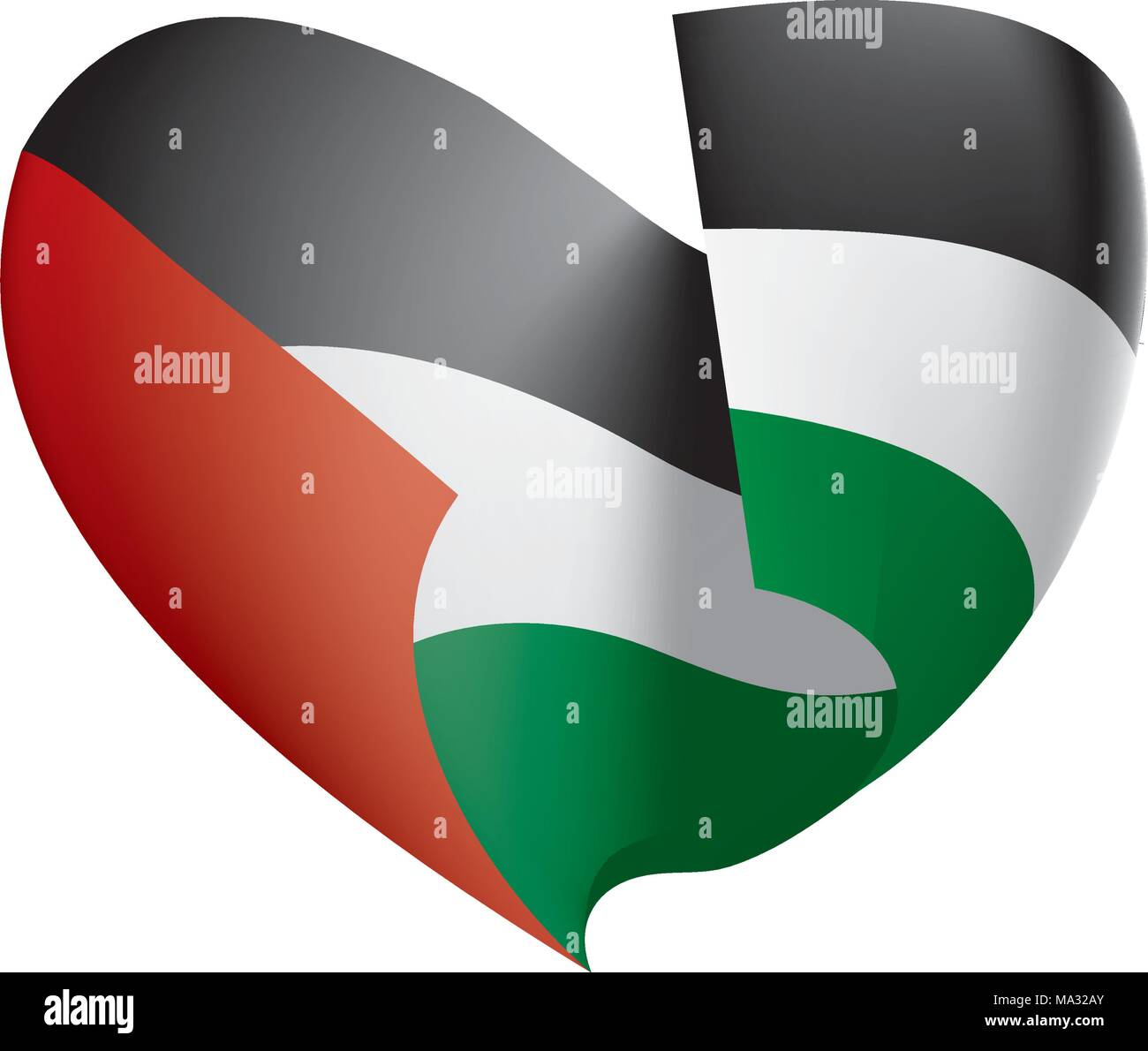 Palestine flag, vector illustration Stock Vector Image & Art - Alamy