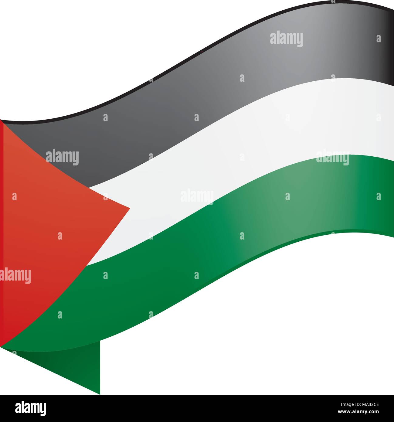 Palestine flag, vector illustration Stock Vector Image & Art - Alamy