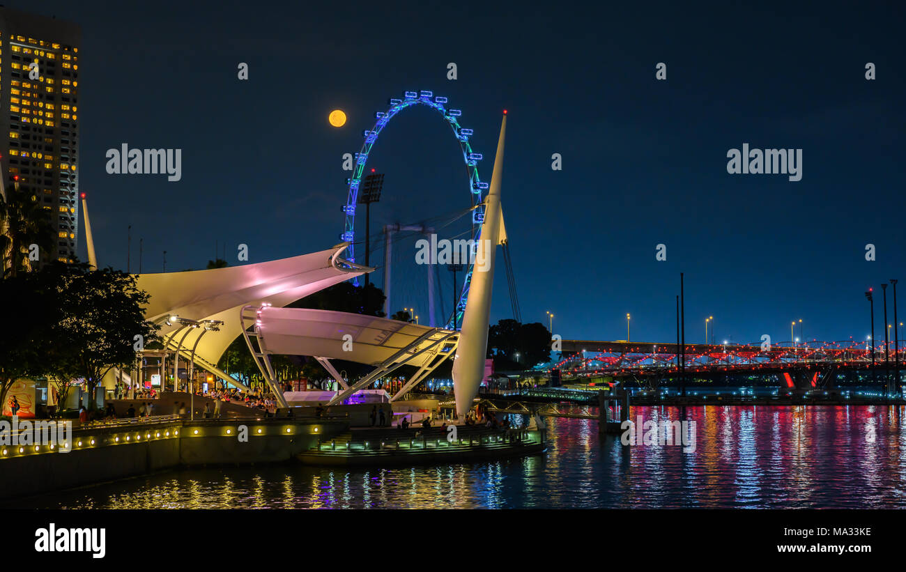 Full moon risen in hi-res stock photography and images - Alamy