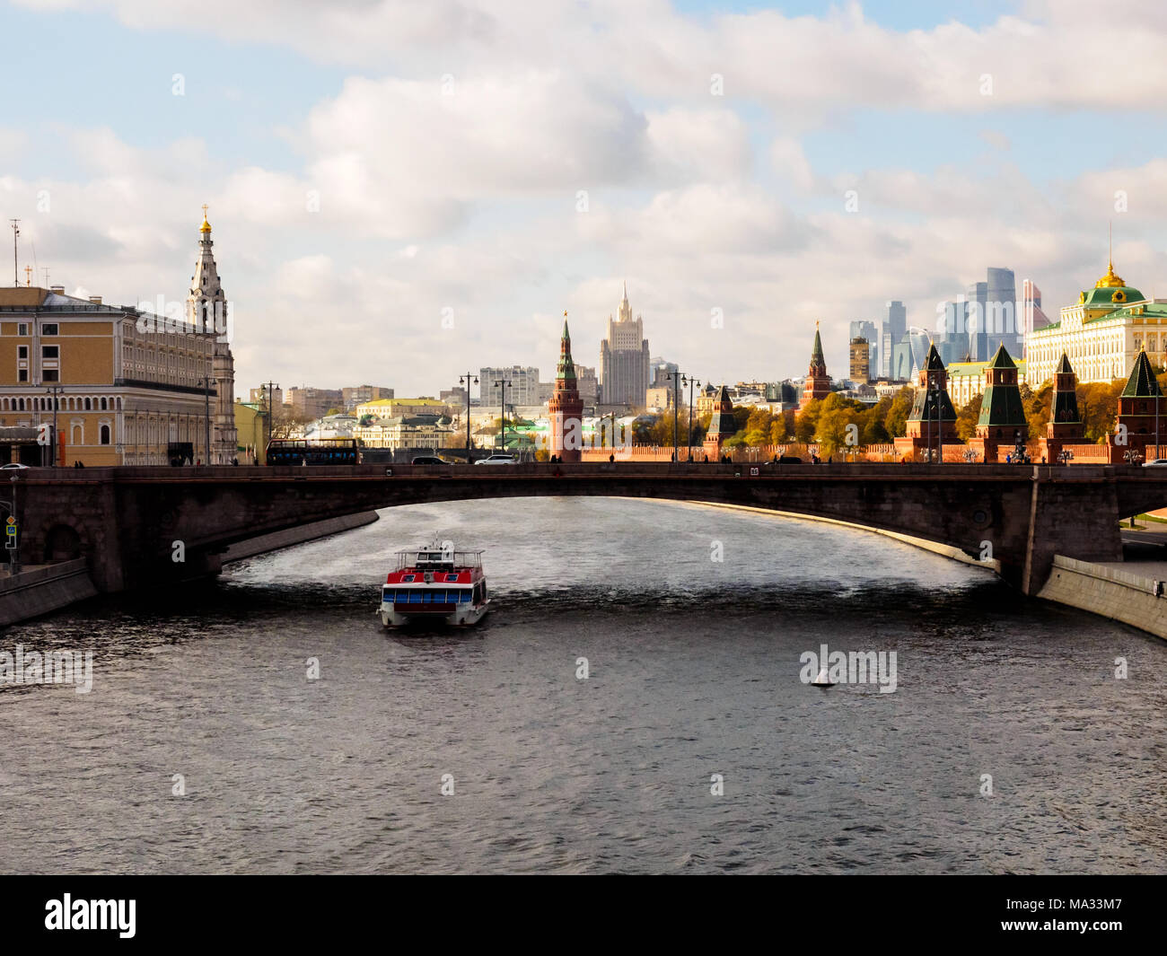 Moscow river promenade hi-res stock photography and images - Alamy