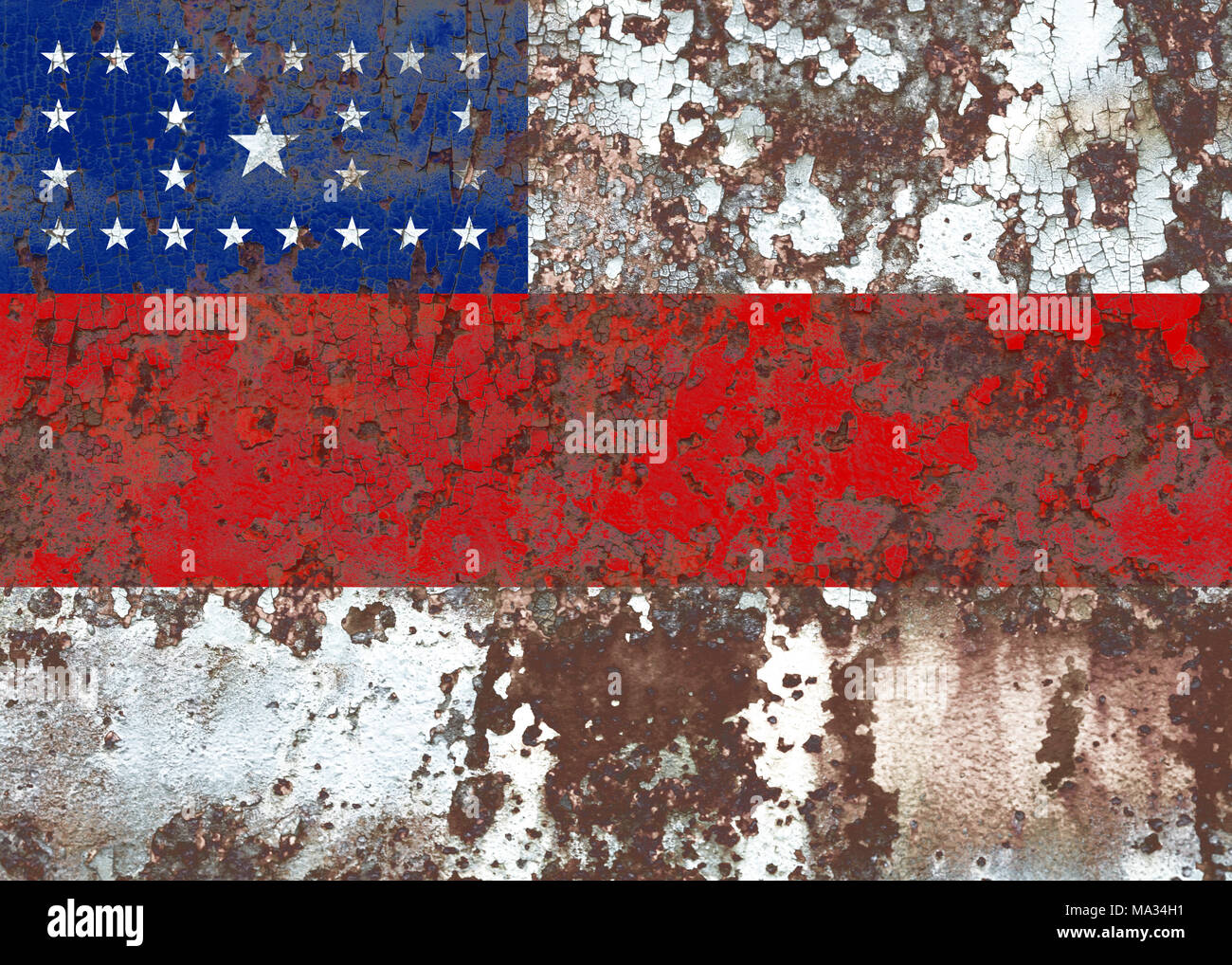 Amazonas grunge flag, state of Brazil Stock Photo - Alamy