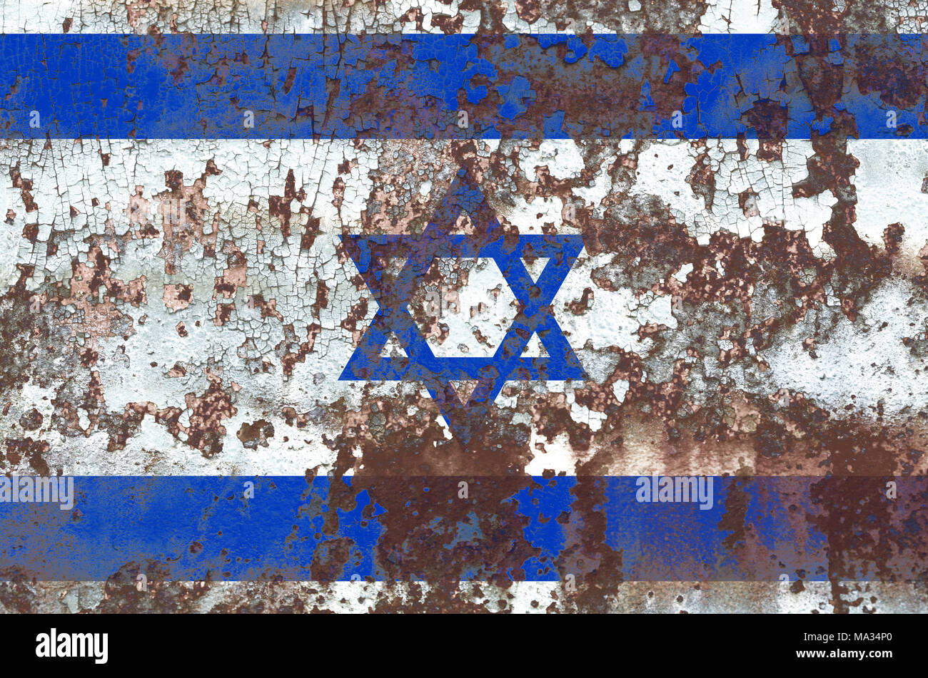 Old Israel grunge background flag Stock Photo - Alamy