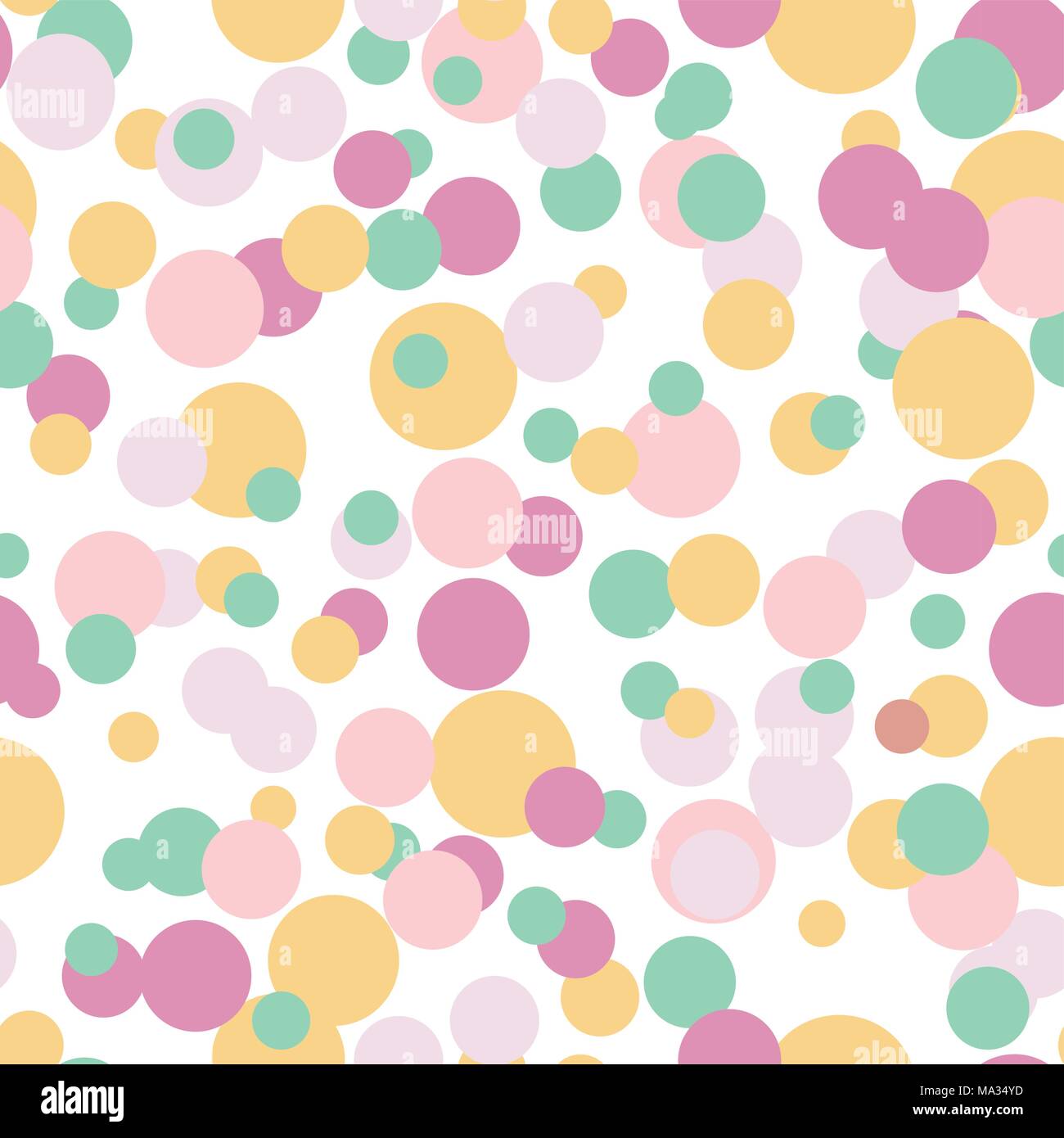 Coloured Spots on White Background Stock Vector Image & Art - Alamy
