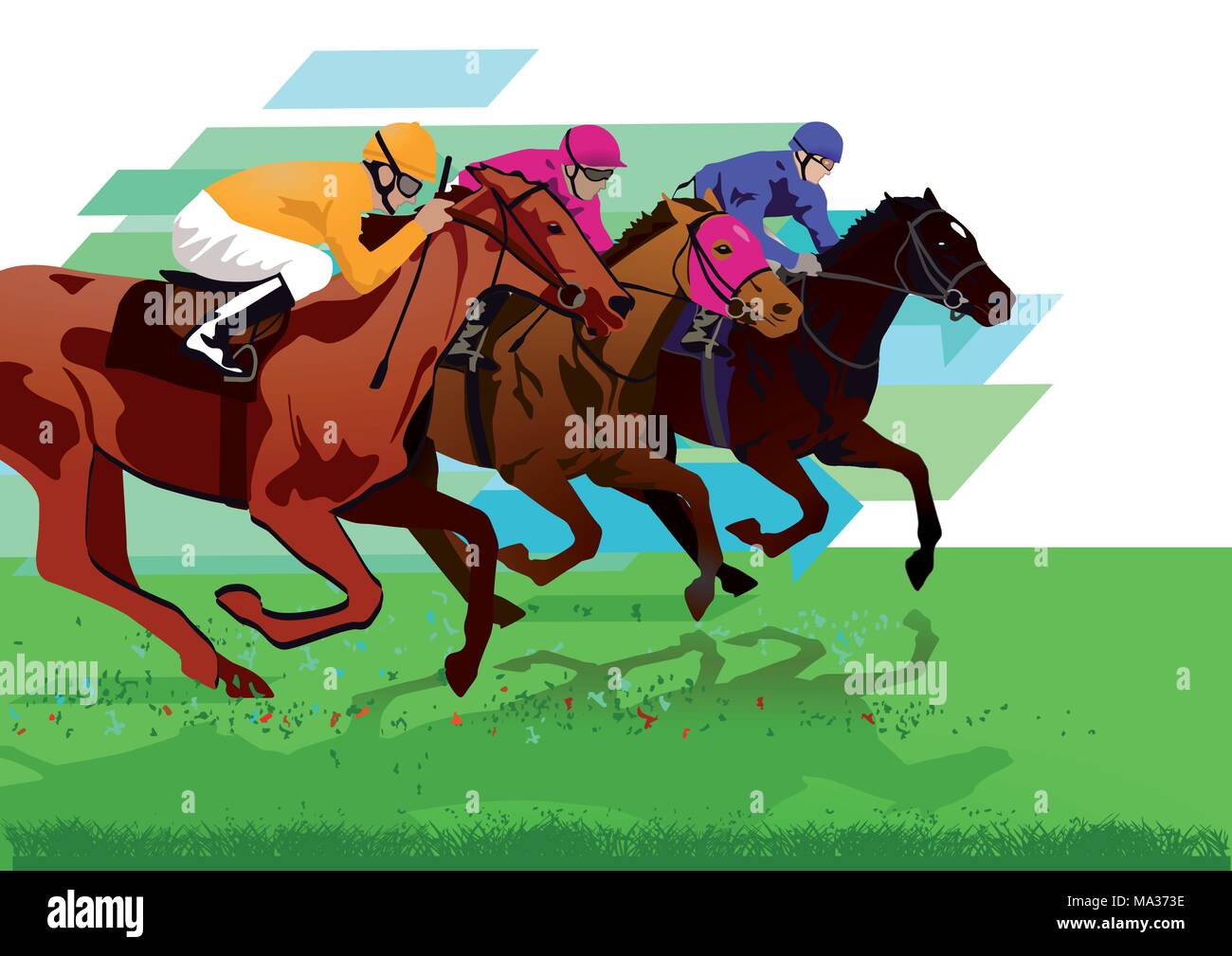 Mare competition Stock Vector Images - Alamy