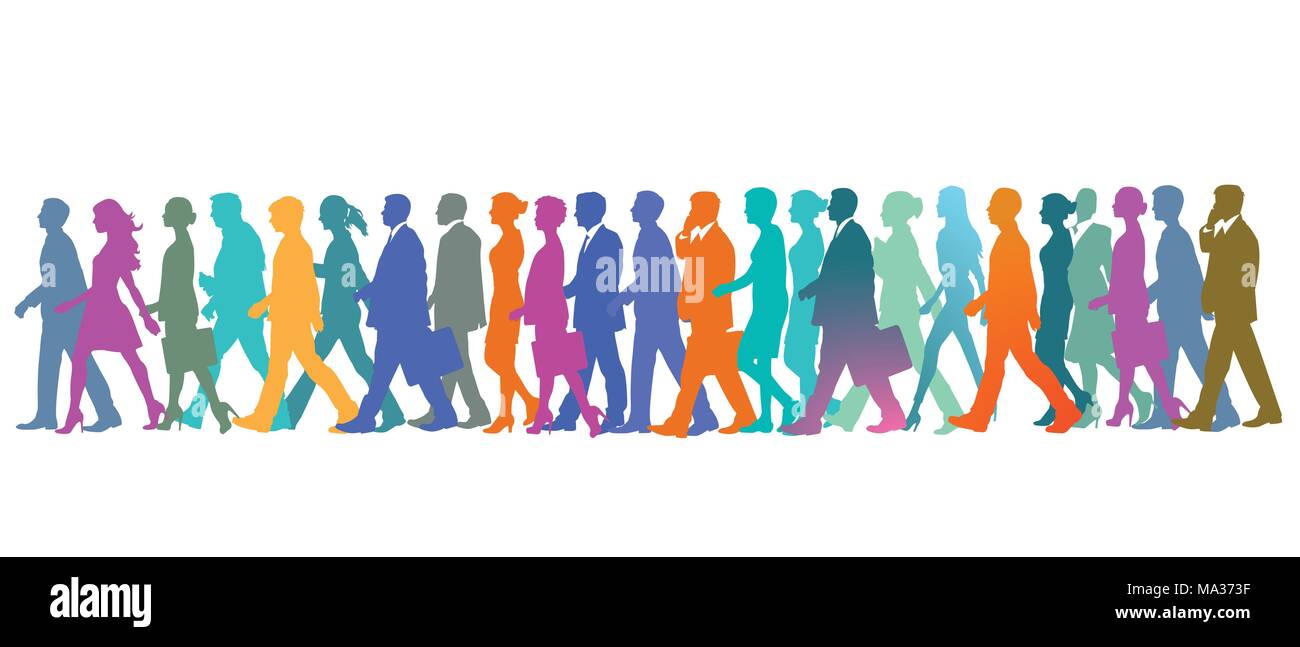 People crowd audience in Stock Vector Images - Alamy