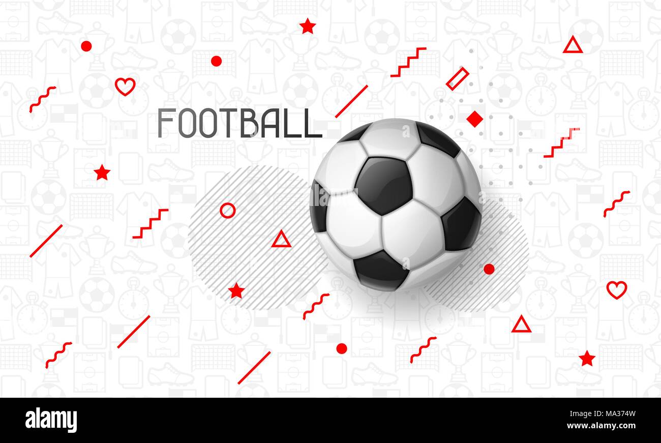Football Banner Stock Vector Images - Alamy