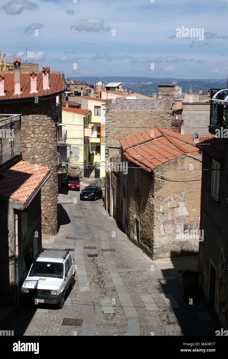 Orgosolo mountain village hi-res stock photography and images - Alamy