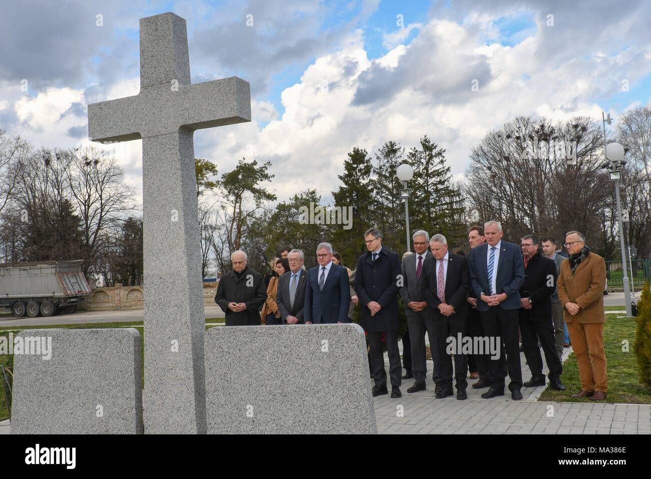 monument in Backi Barak, March 15, 2018 | usage worldwide Stock Photo ...