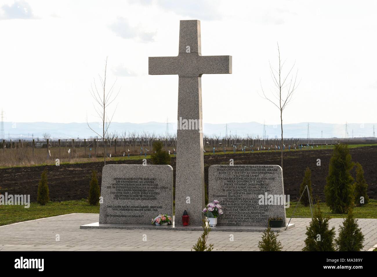 monument in Backi Barak, March 15, 2018 | usage worldwide Stock Photo ...