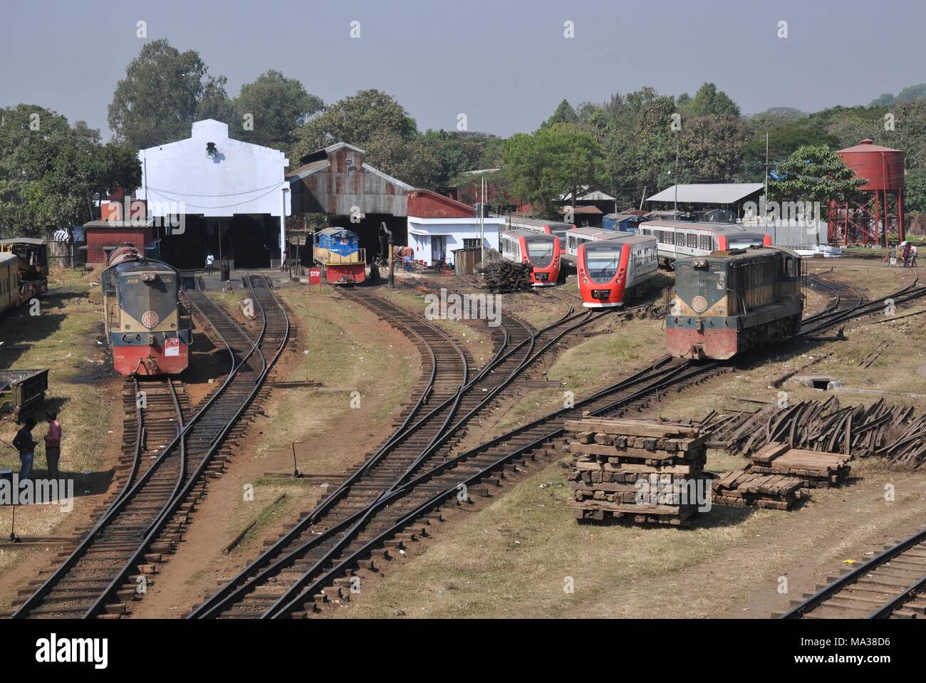 Chinese diesel locomotives hi-res stock photography and images - Alamy