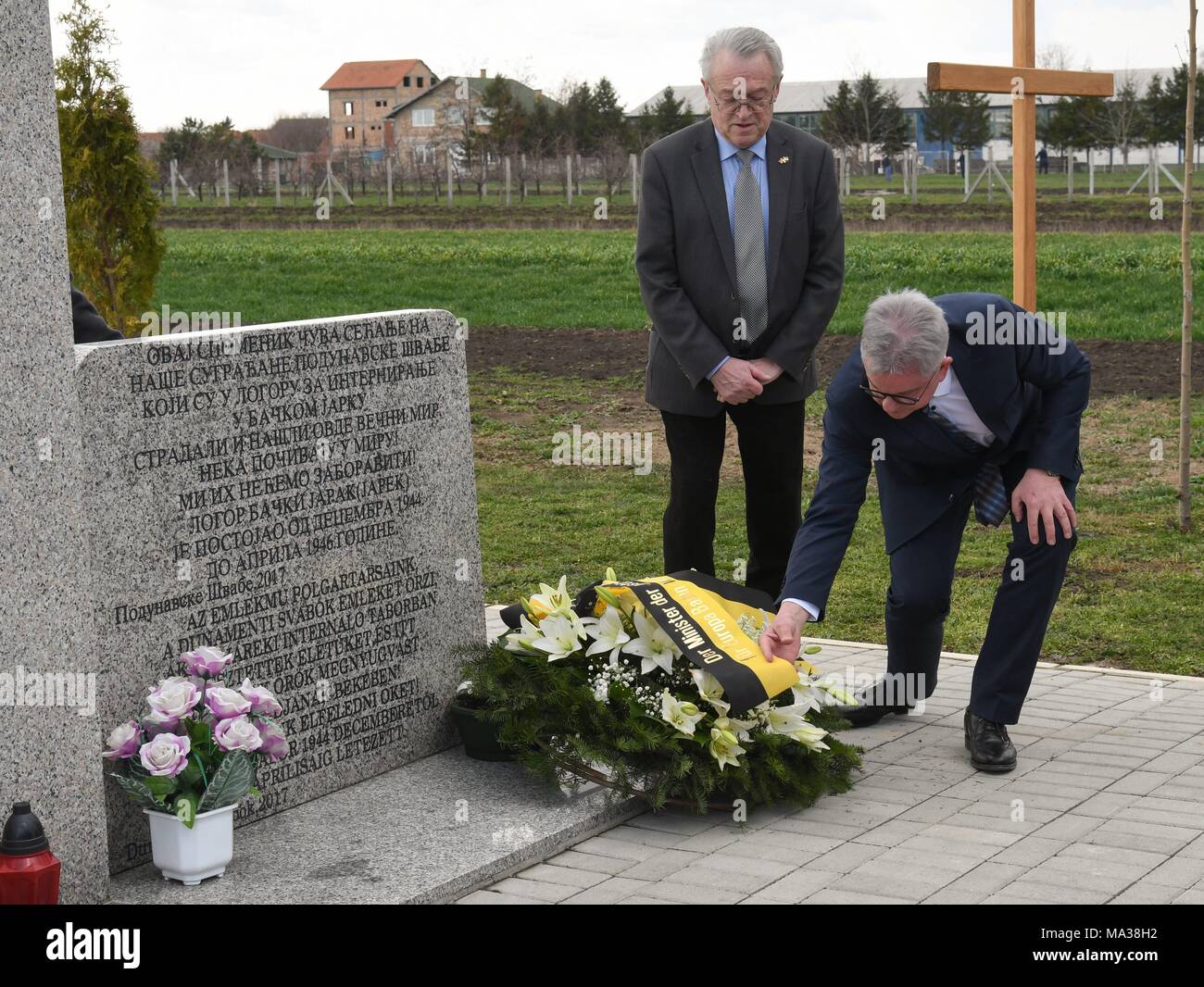 monument in Backi Barak, March 15, 2018 | usage worldwide Stock Photo ...