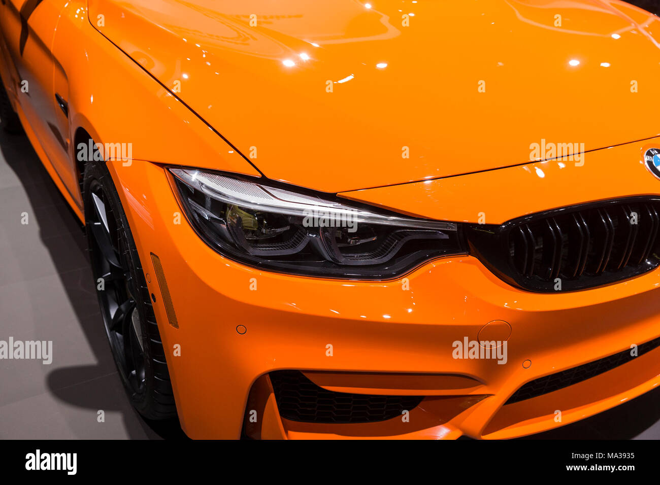 BMW M4 Cabriolet 2019 on display at 2018 New York International Auto ...