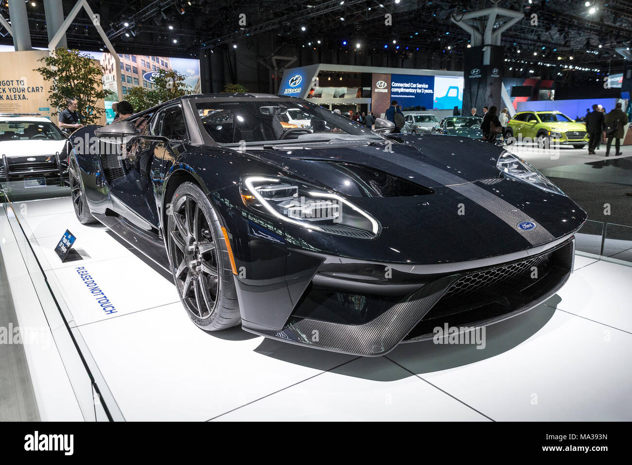 Ford GT car on display in Ford pavilion at 2018 New York International ...