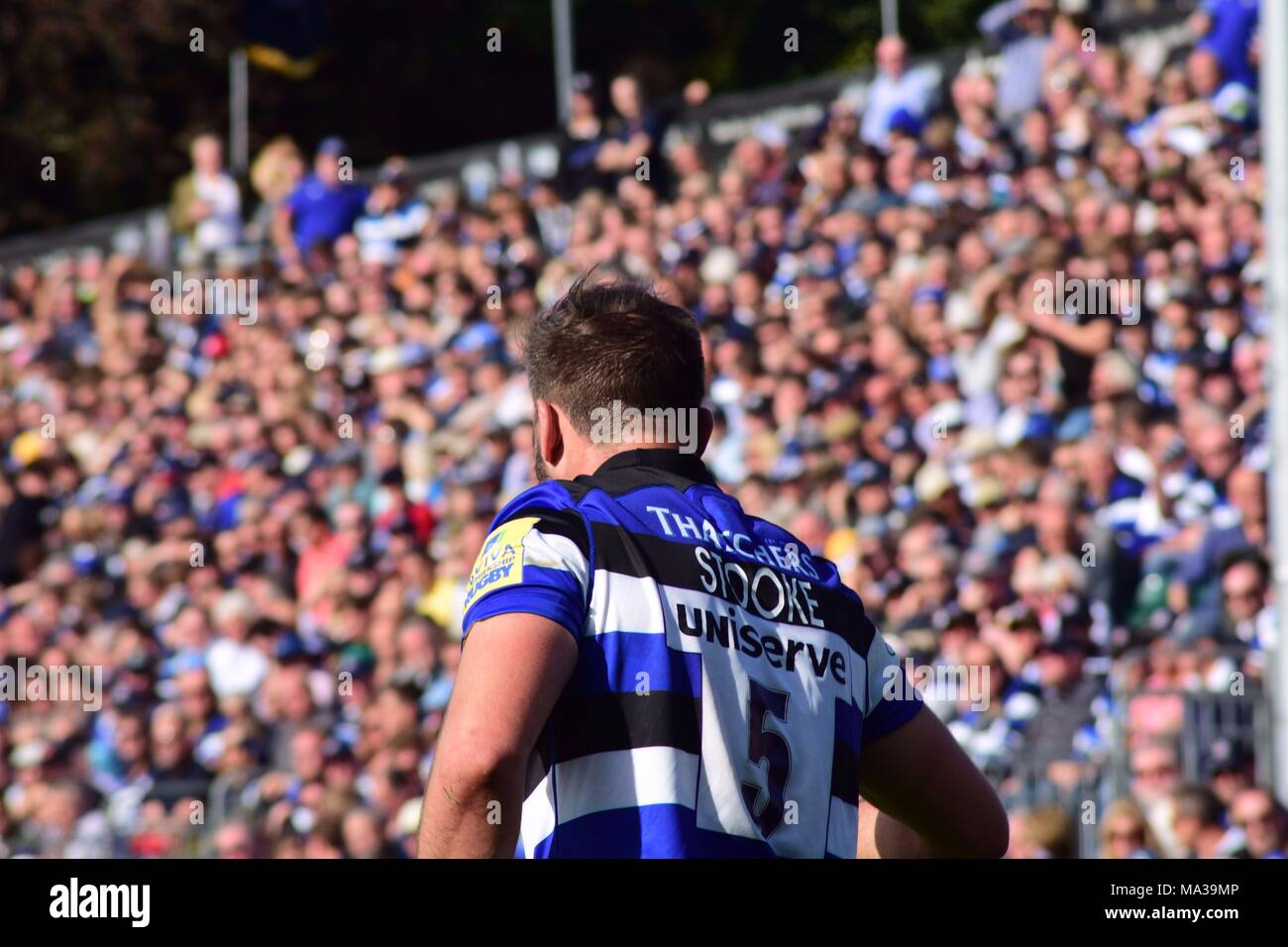 Bath Rugby face rivals Newcastle Falcons at the Recreation Ground, Bath ...