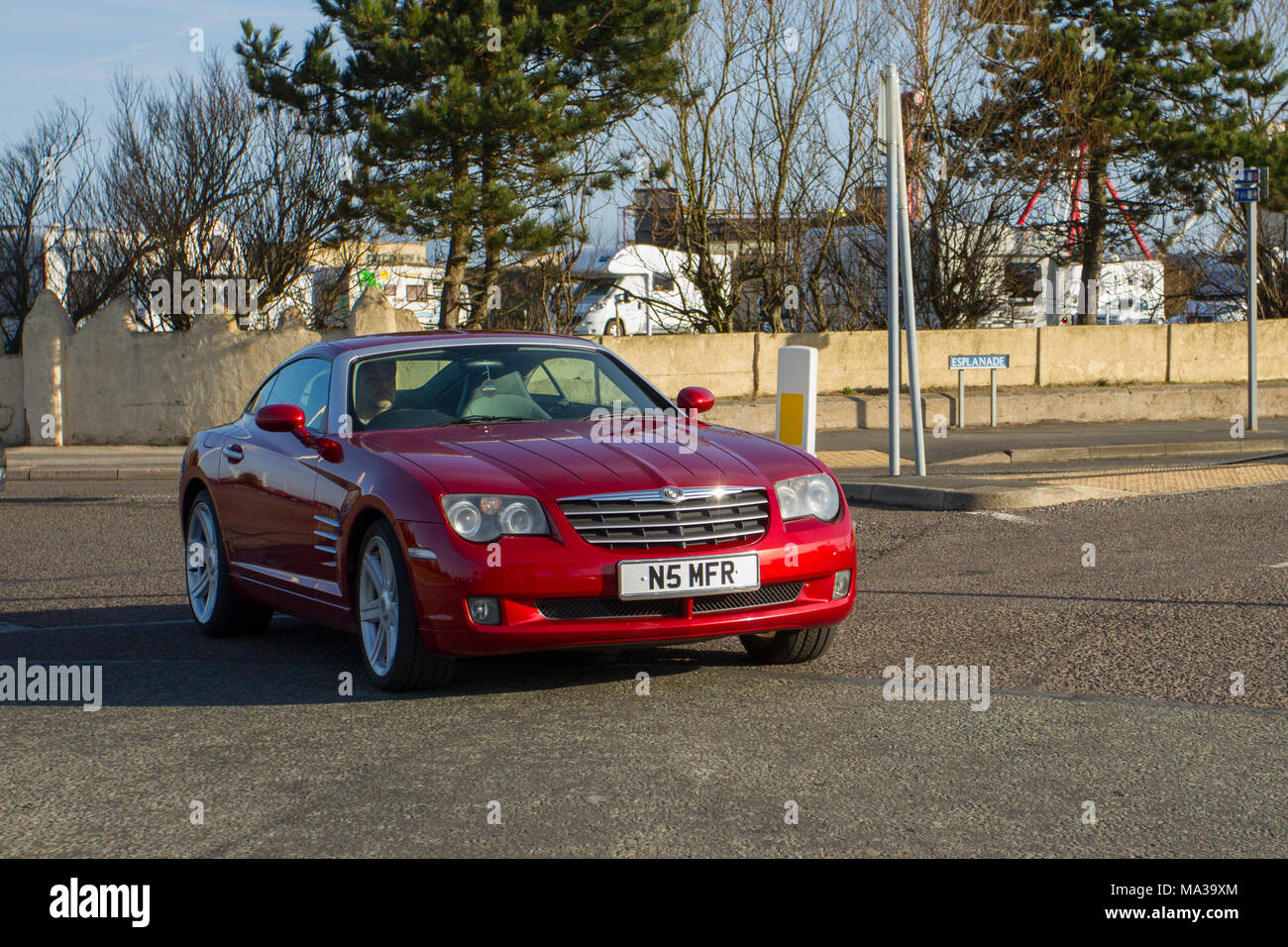 2004 red Chrysler Crossfire Auto 3199cc petrol coupe at the North-West ...