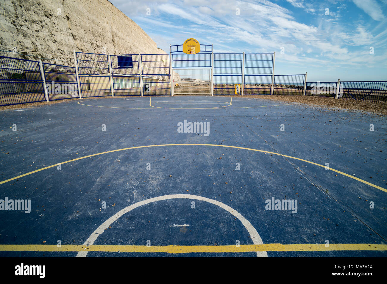 Football basketball court hi-res stock photography and images - Alamy