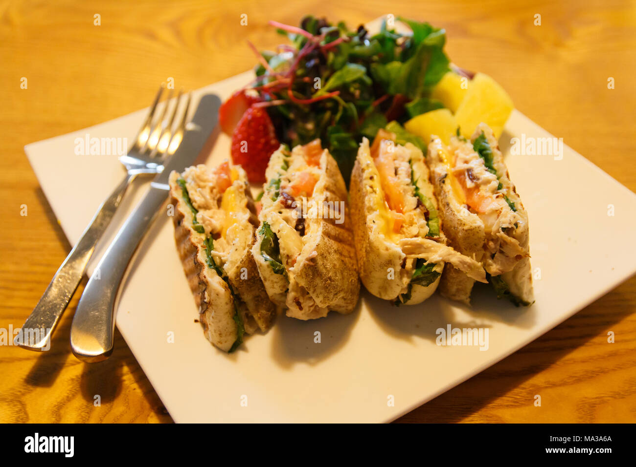Ham salad panini hi-res stock photography and images - Alamy