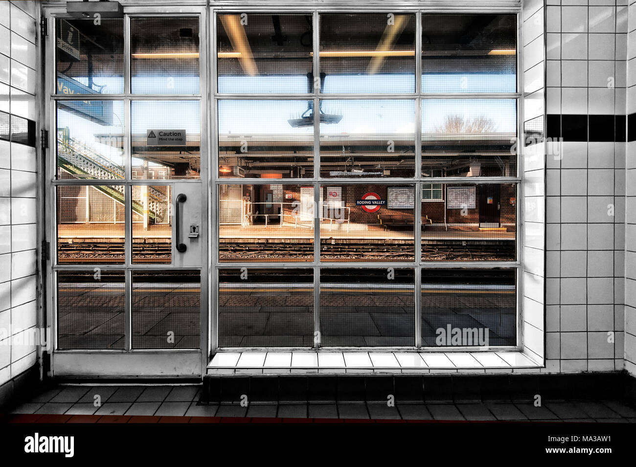 London Underground Tube Station: Roding Valley Stock Photo - Alamy