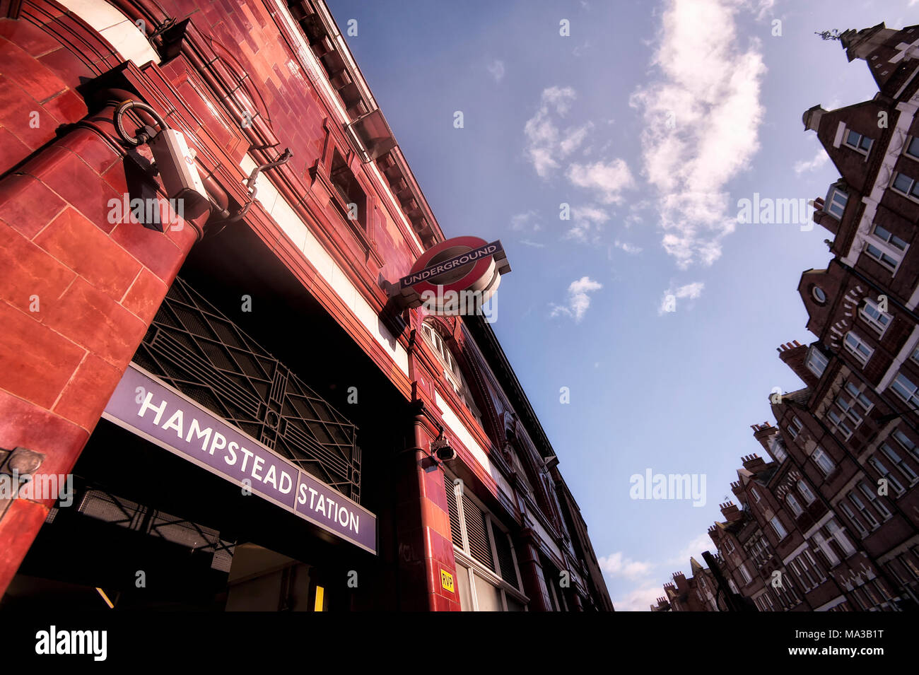 London Underground Tube Station: Hampstead Stock Photo - Alamy