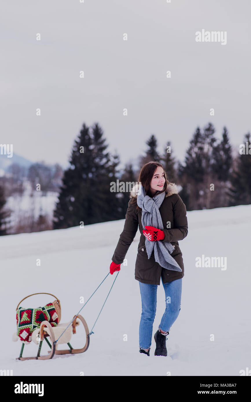 Sledge slope hi-res stock photography and images - Alamy