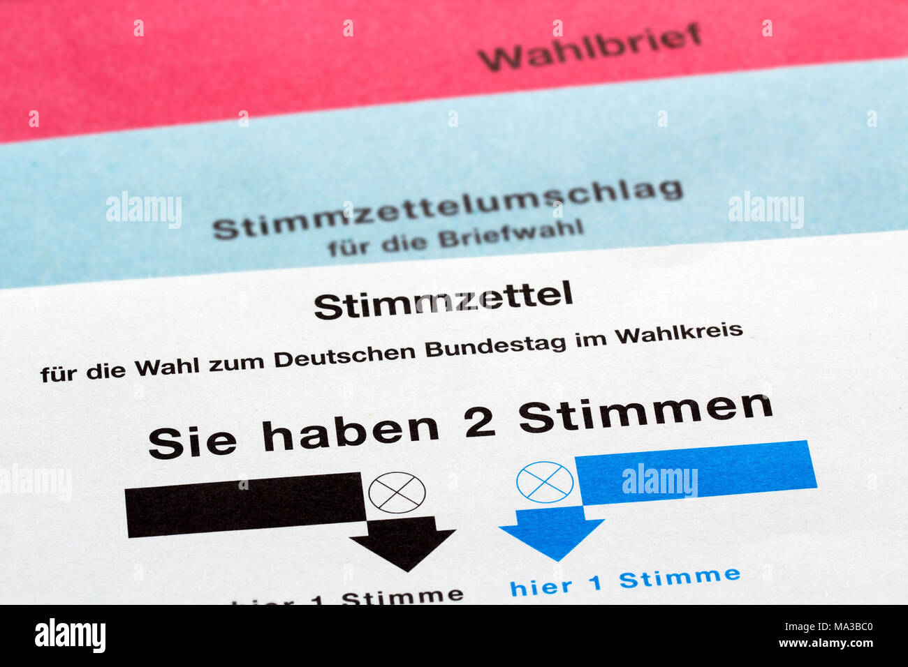 Postal voting forms hi-res stock photography and images - Alamy