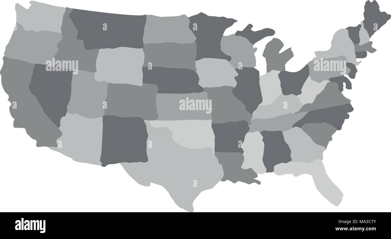 Color Map Of Us Regions