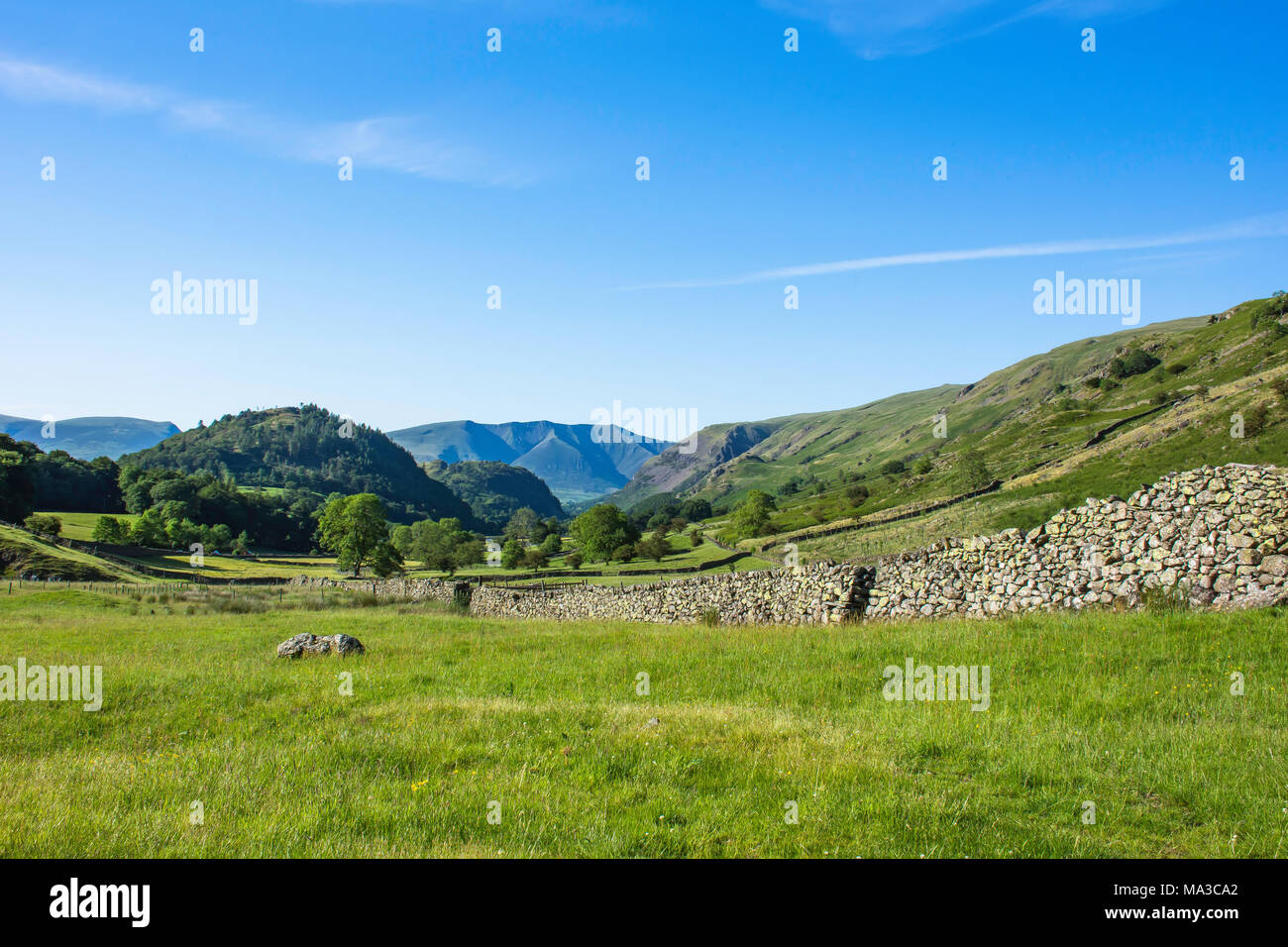 Lake District National Park landscape,Cumbria,North West Uk,spring 2017 ...