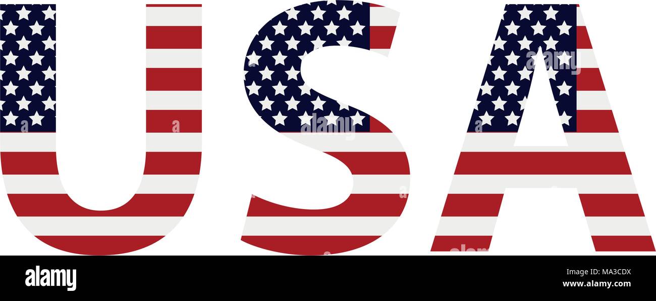 word United States of America Stock Vector Image & Art - Alamy