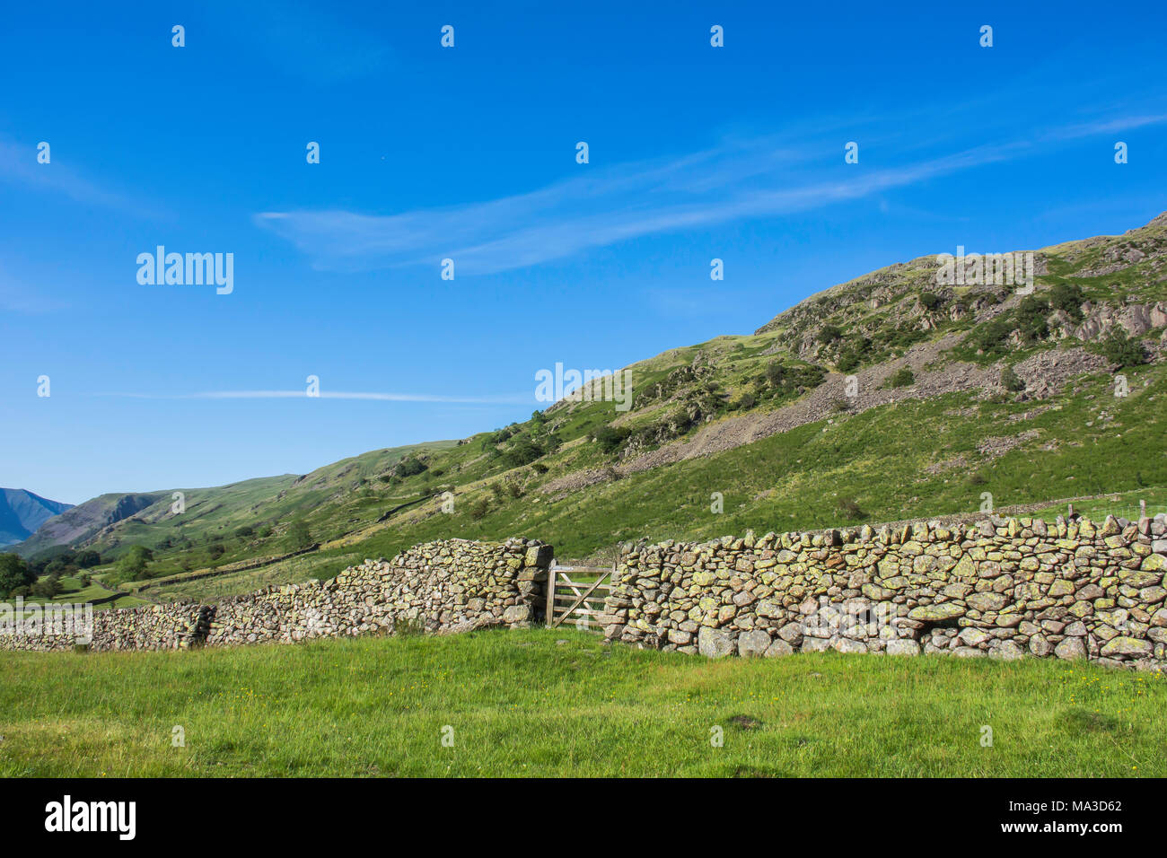 Lake District National Park landscape,Cumbria,North West Uk,spring 2017 ...
