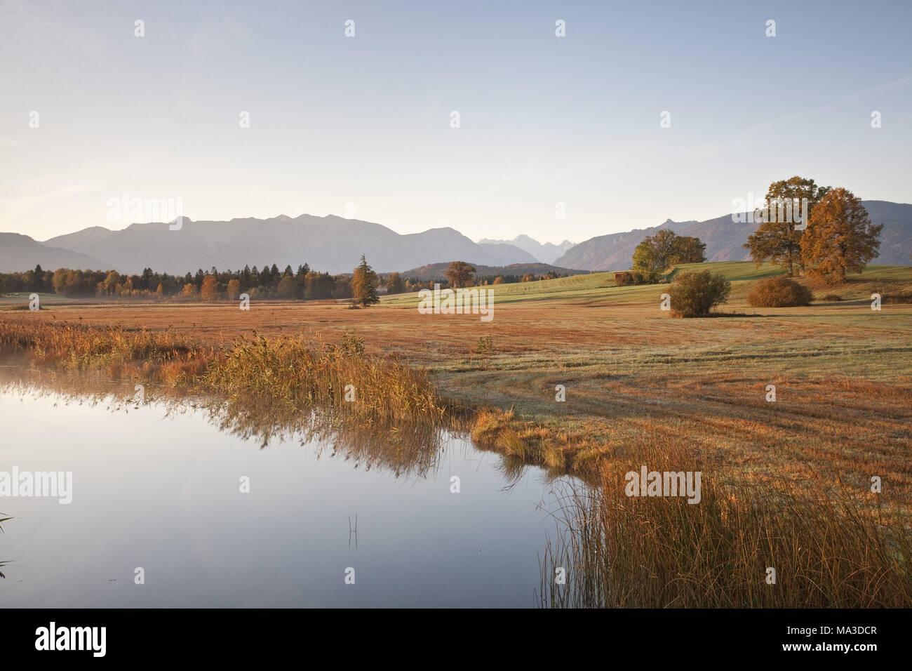 Autumn in uffing in the staffelsee hi-res stock photography and images ...