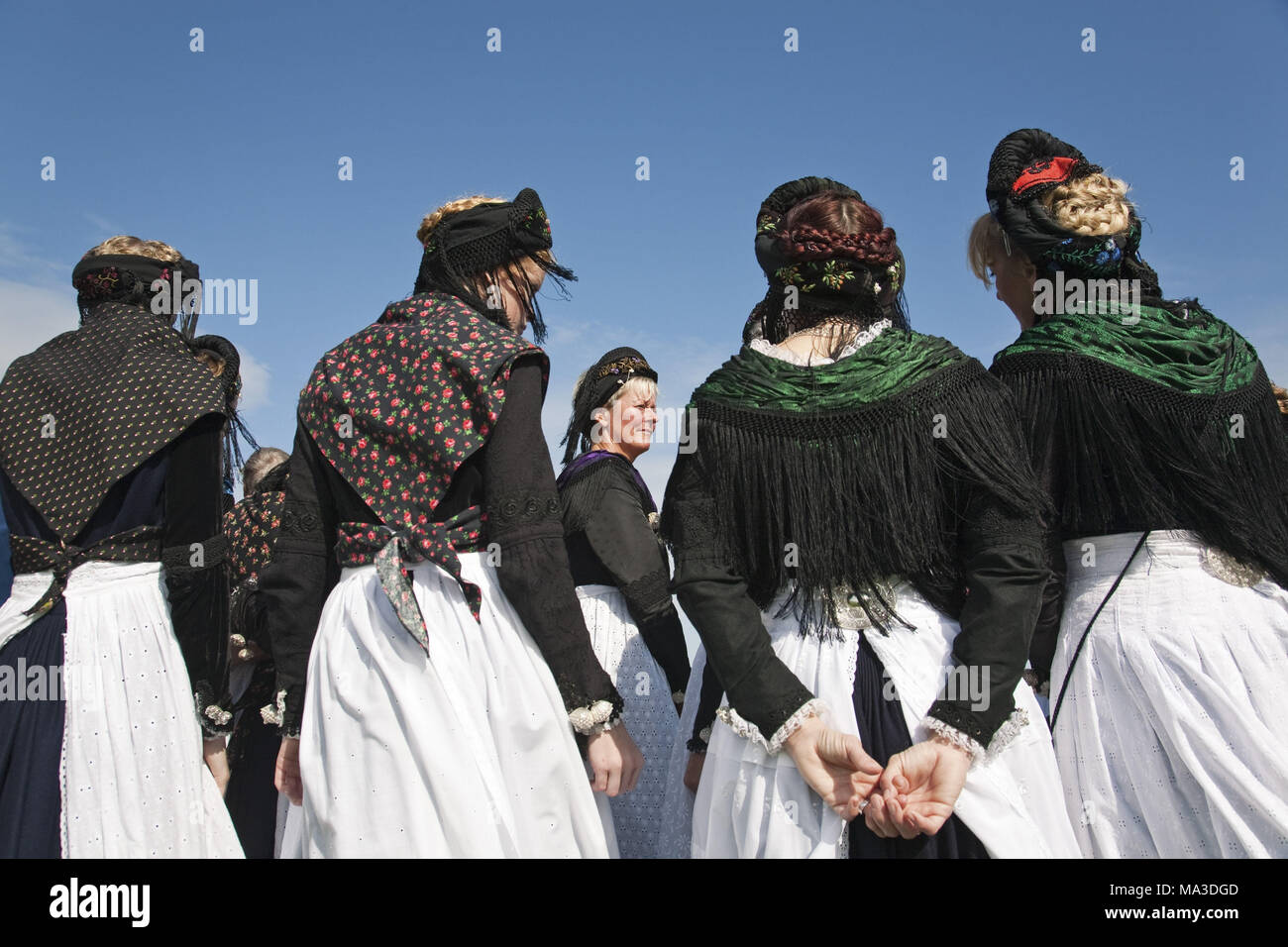 Traditional costumes in schleswig holstein hi-res stock photography and ...