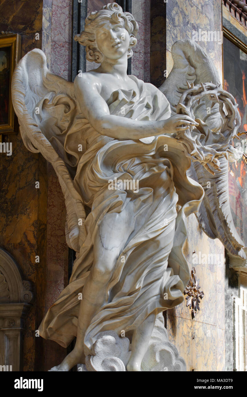 Angel with crown of thorns hi-res stock photography and images - Alamy