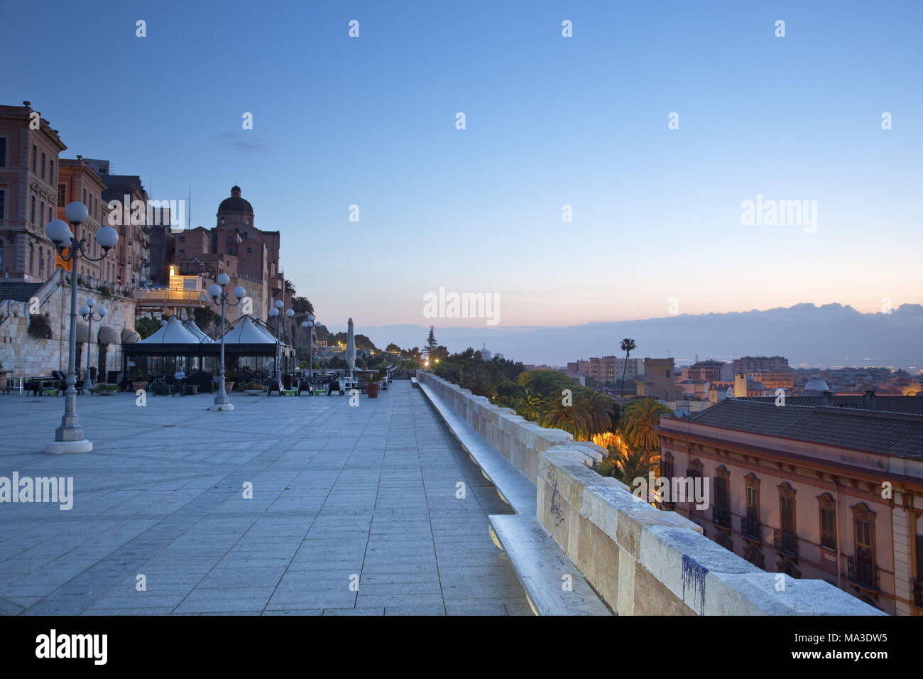 Italy, Sardinia, south coast, Cagliari, capital, Castello, Old Town ...
