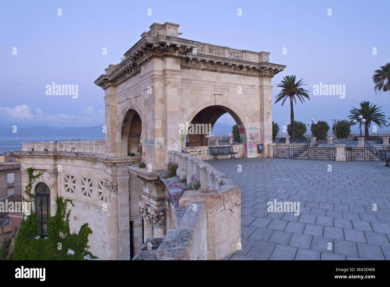 Italy, Sardinia, south coast, Cagliari, capital, Castello, Old Town ...