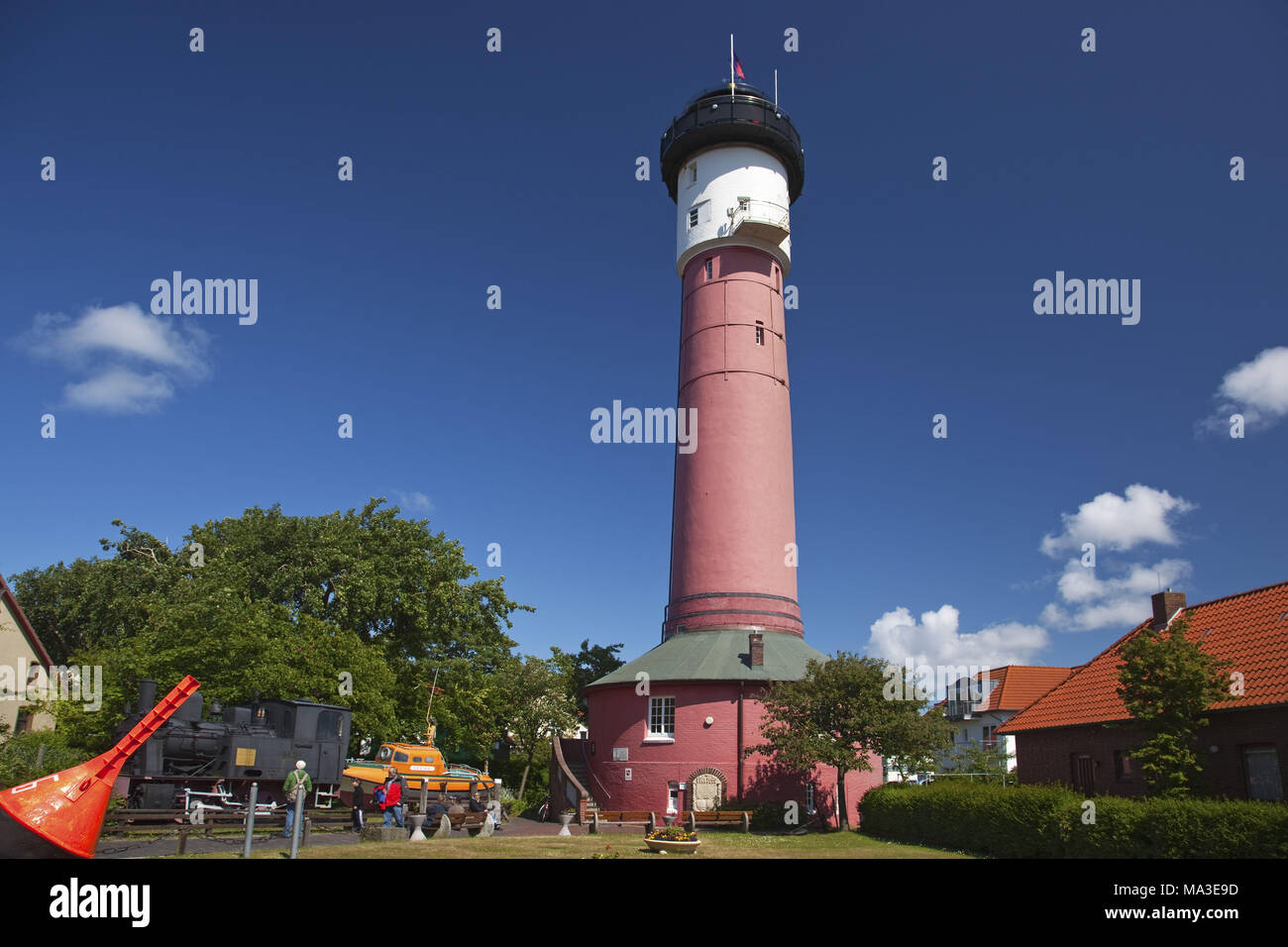 Old lighthouse on the island wangerooge hi-res stock photography and ...