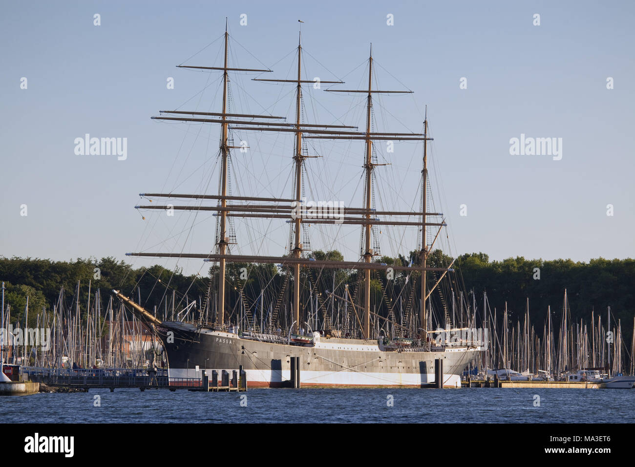 Four masted barque passat in travemunde hi-res stock photography and ...