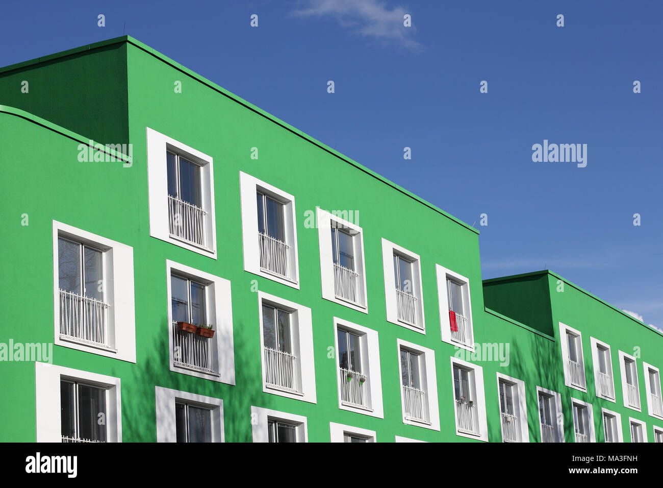 Green residential complex Stock Photo - Alamy