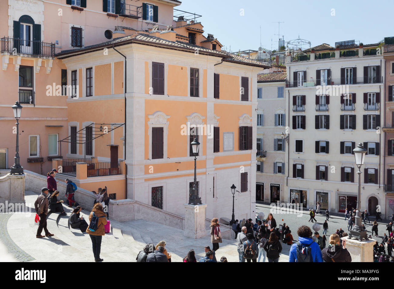 Keats shelley house hi-res stock photography and images - Alamy