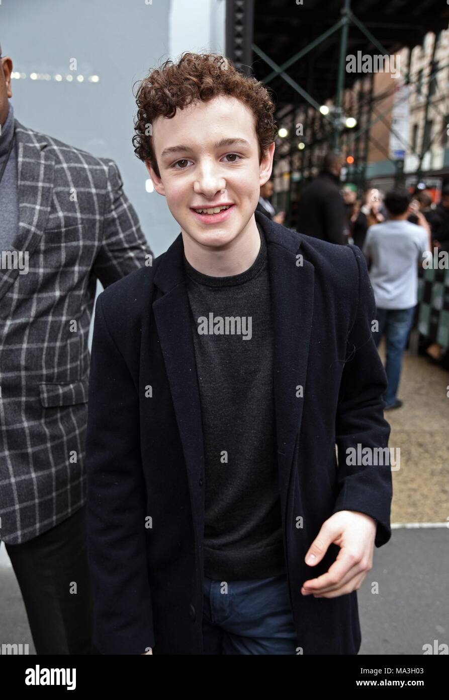 New York, NY, USA. 29th Mar, 2018. Louis Hynes, seen at BUILD Series to ...