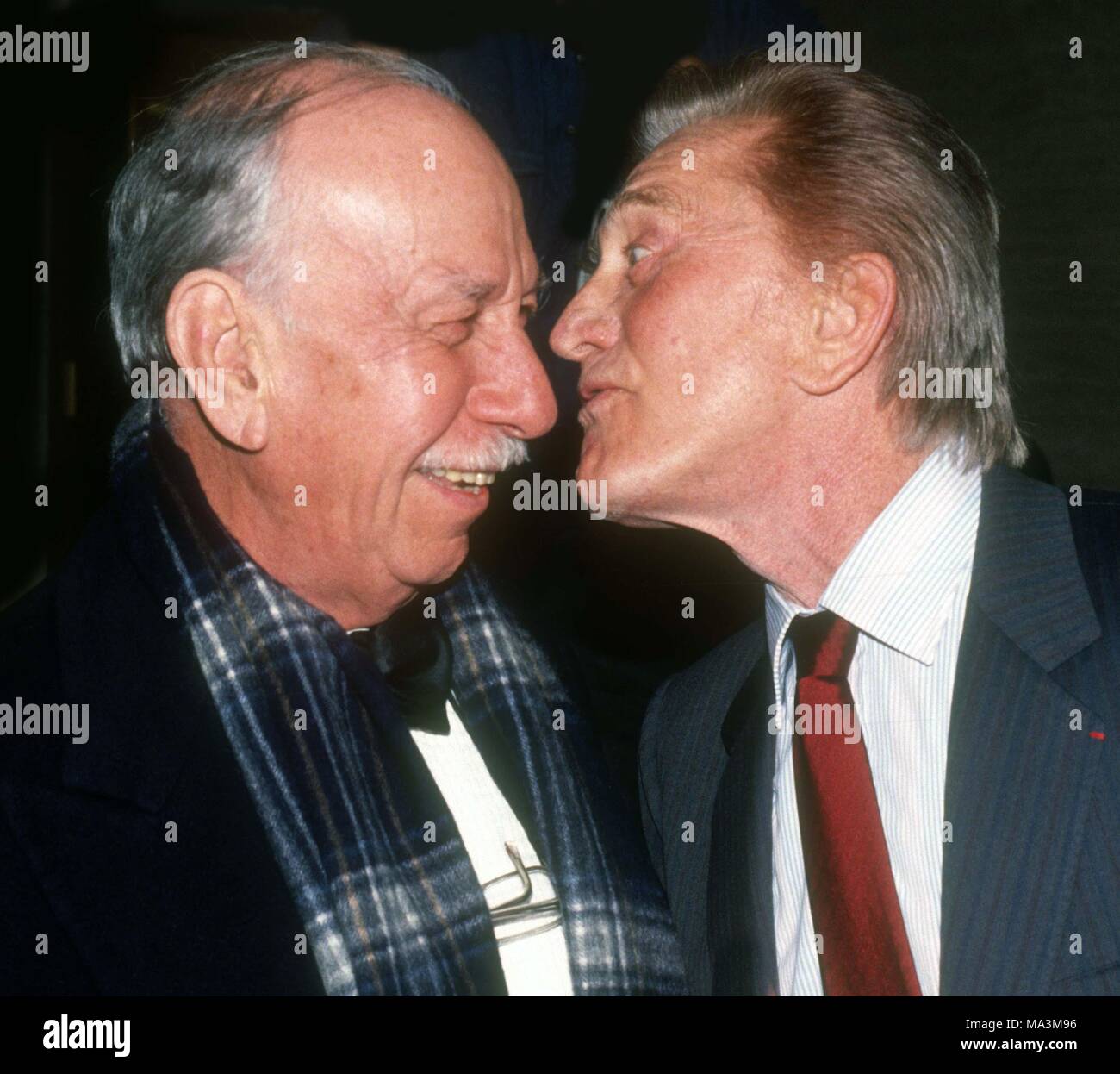 Jose Ferrer Kirk Douglas 1983 Photo By John Barrett/PHOTOlink. Photo ...