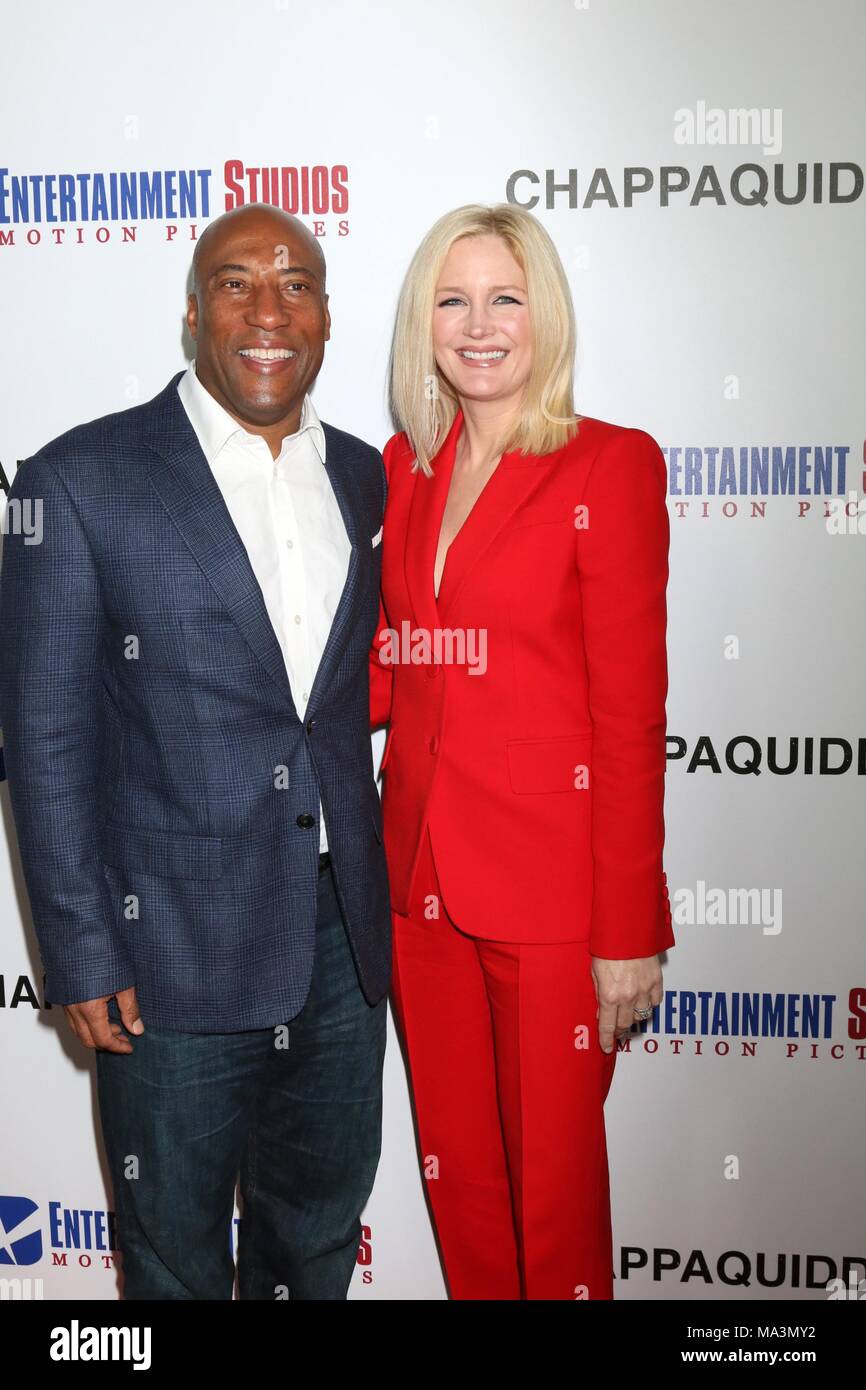 Los Angeles, CA, USA. 28th Mar, 2018. Byron Allen, Jennifer Lucas at ...