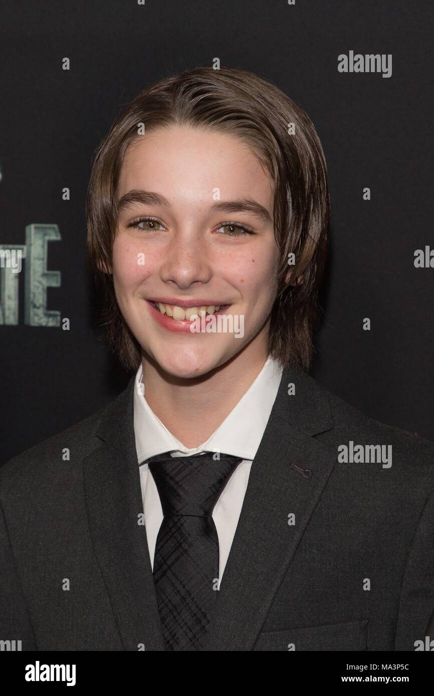 New York, NY, USA. 29th Mar, 2018. Dylan Kingwell at arrivals for ...