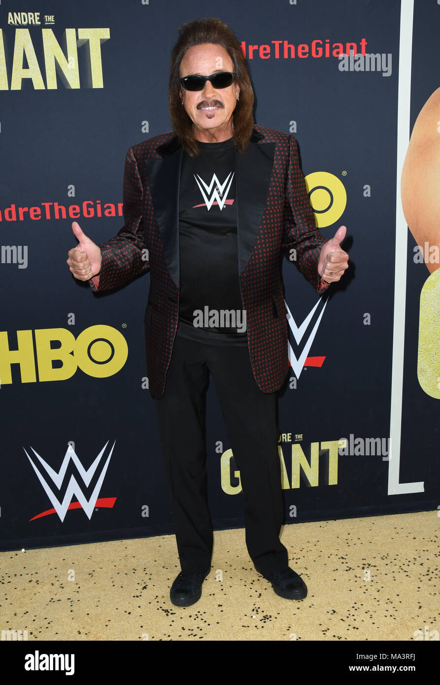 29 March 2018 - Hollywood, California - Jimmy Hart. "Andre the Giant ...