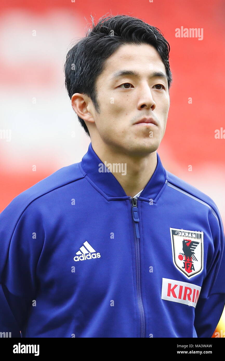 Liege, Belgium. 23rd Mar, 2018. Ryota Morioka (JPN) Football/Soccer : International friendly ...