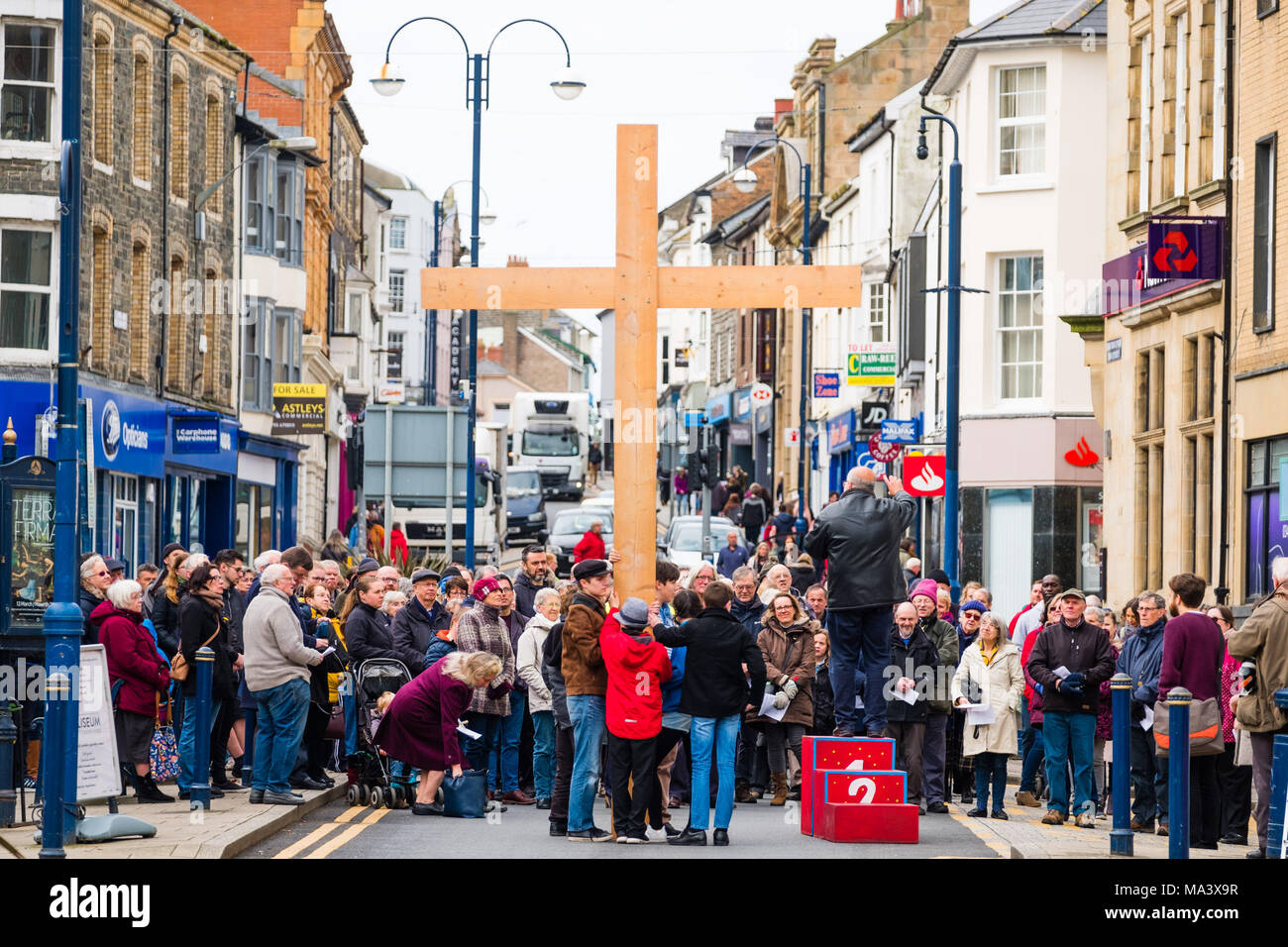 Preacher outdoor church service hi-res stock photography and images - Alamy