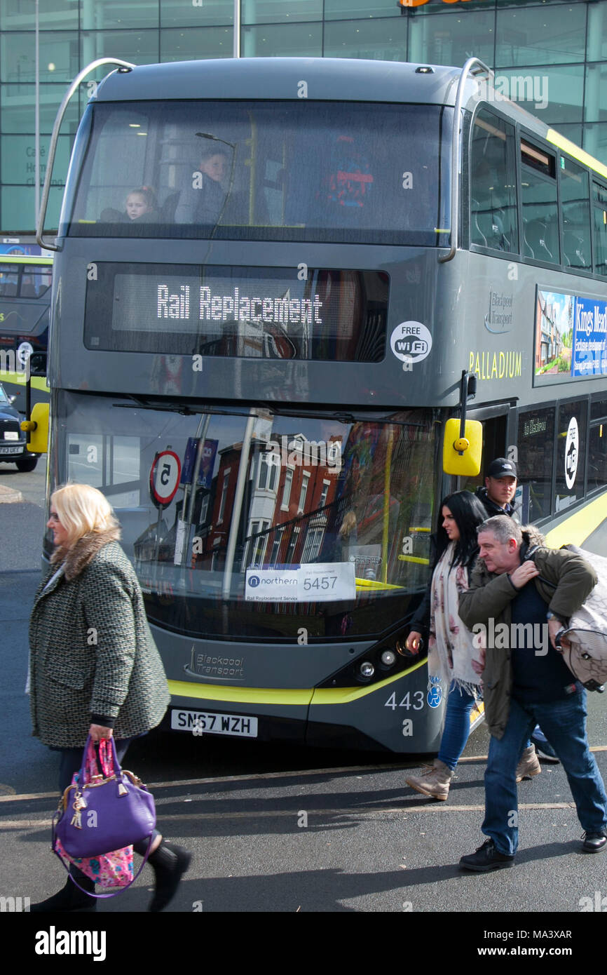 Rail replacement buses hi-res stock photography and images - Alamy